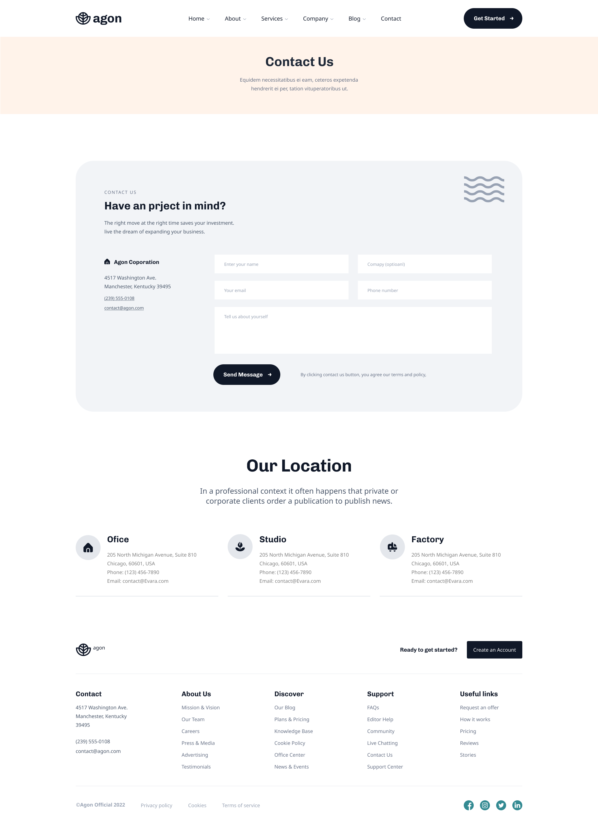 Agon - Multipurpose Agency Figma Template by alithemes | ThemeForest